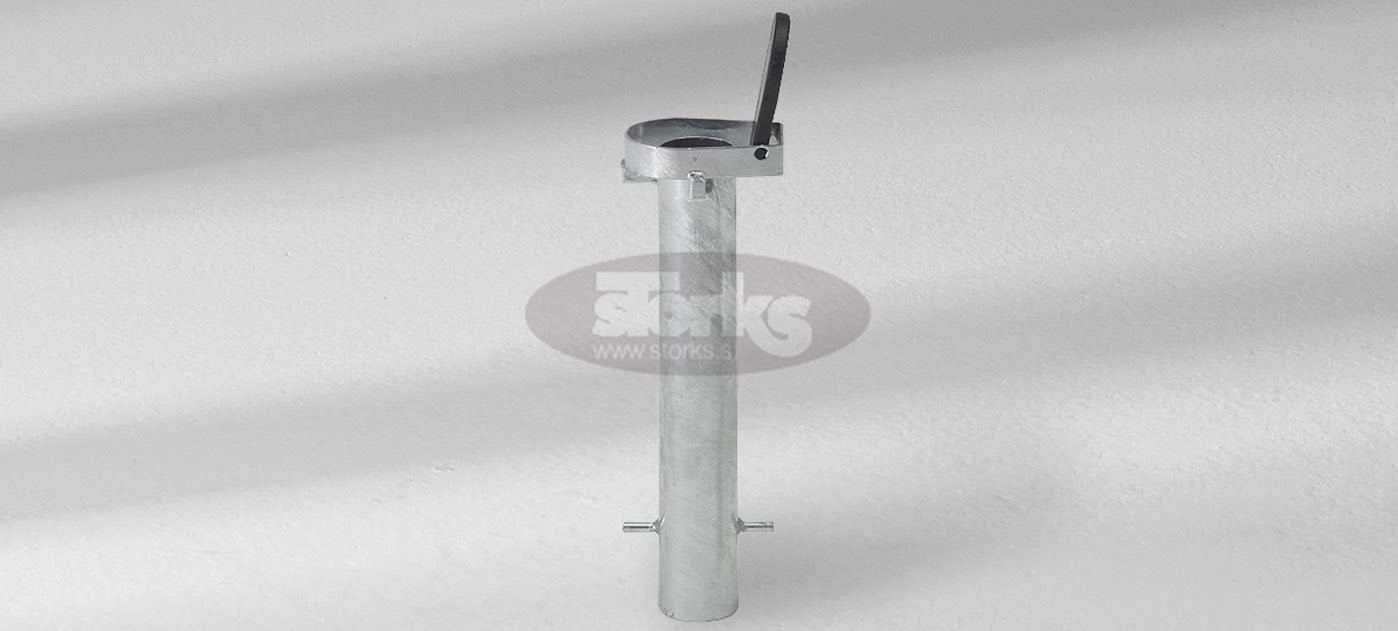 Ground socket PX, galvanized steel