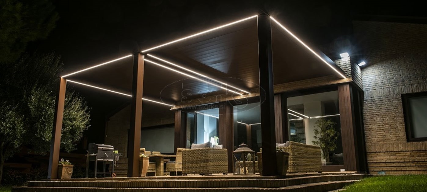 Strip LED 3000K worm light with power supply