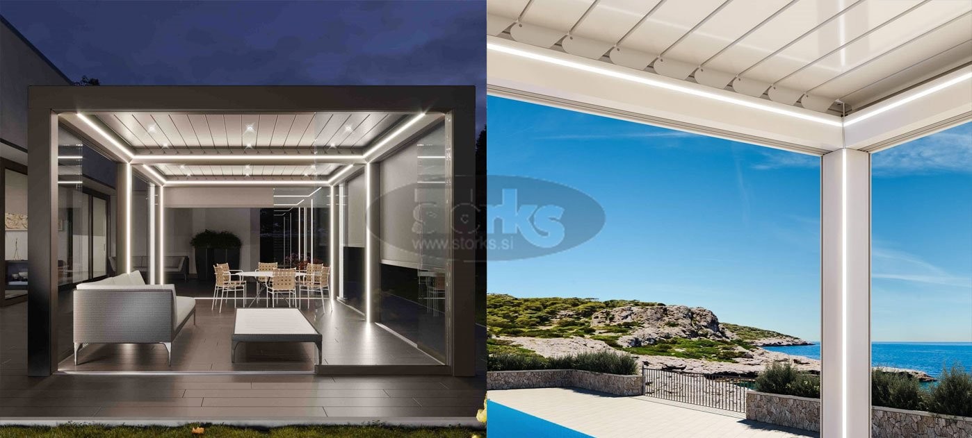 Strip LED 3000K worm light with power supply