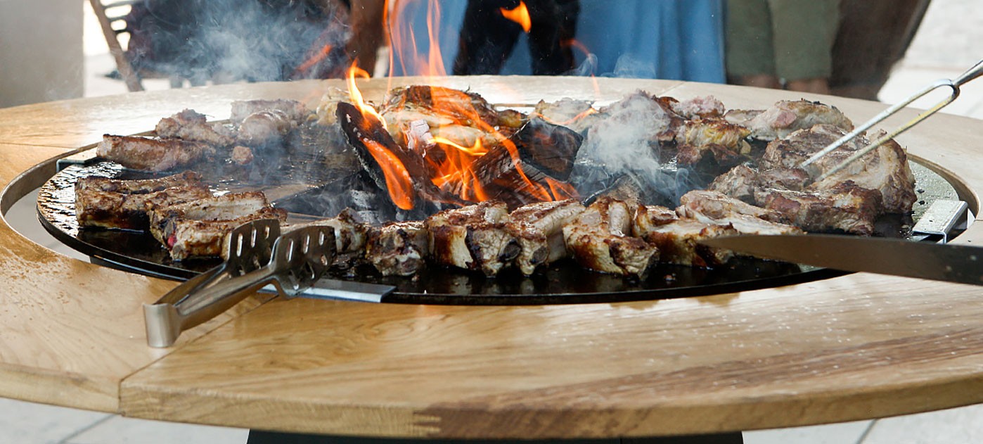 Wooden Ring Support for BBQ